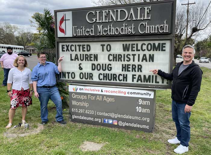 Lauren Christian and Doug Herr Join Glendale UMC - Nashville